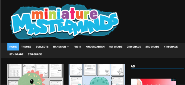 Miniature Masterminds – FREE WORKSHEET SETS